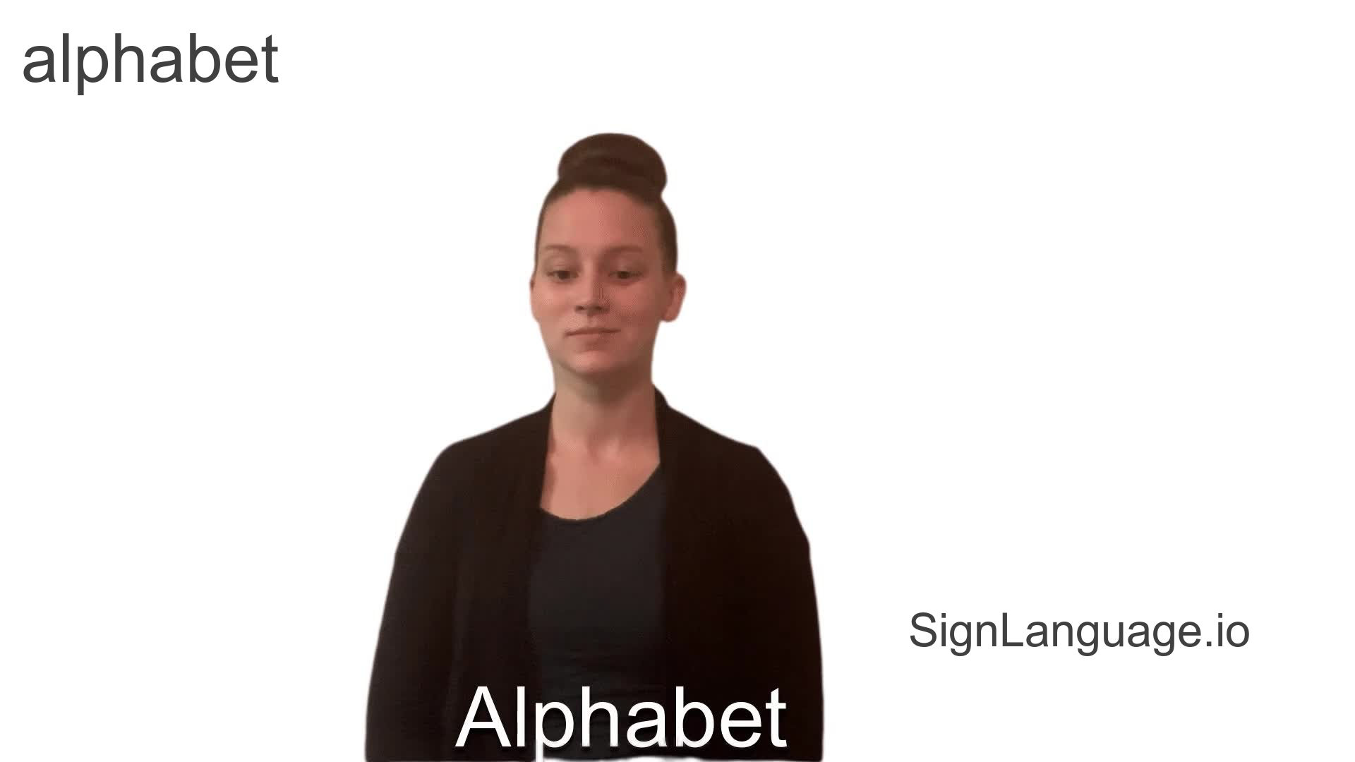 alphabet in ASL - Example # 2 - American Sign Language