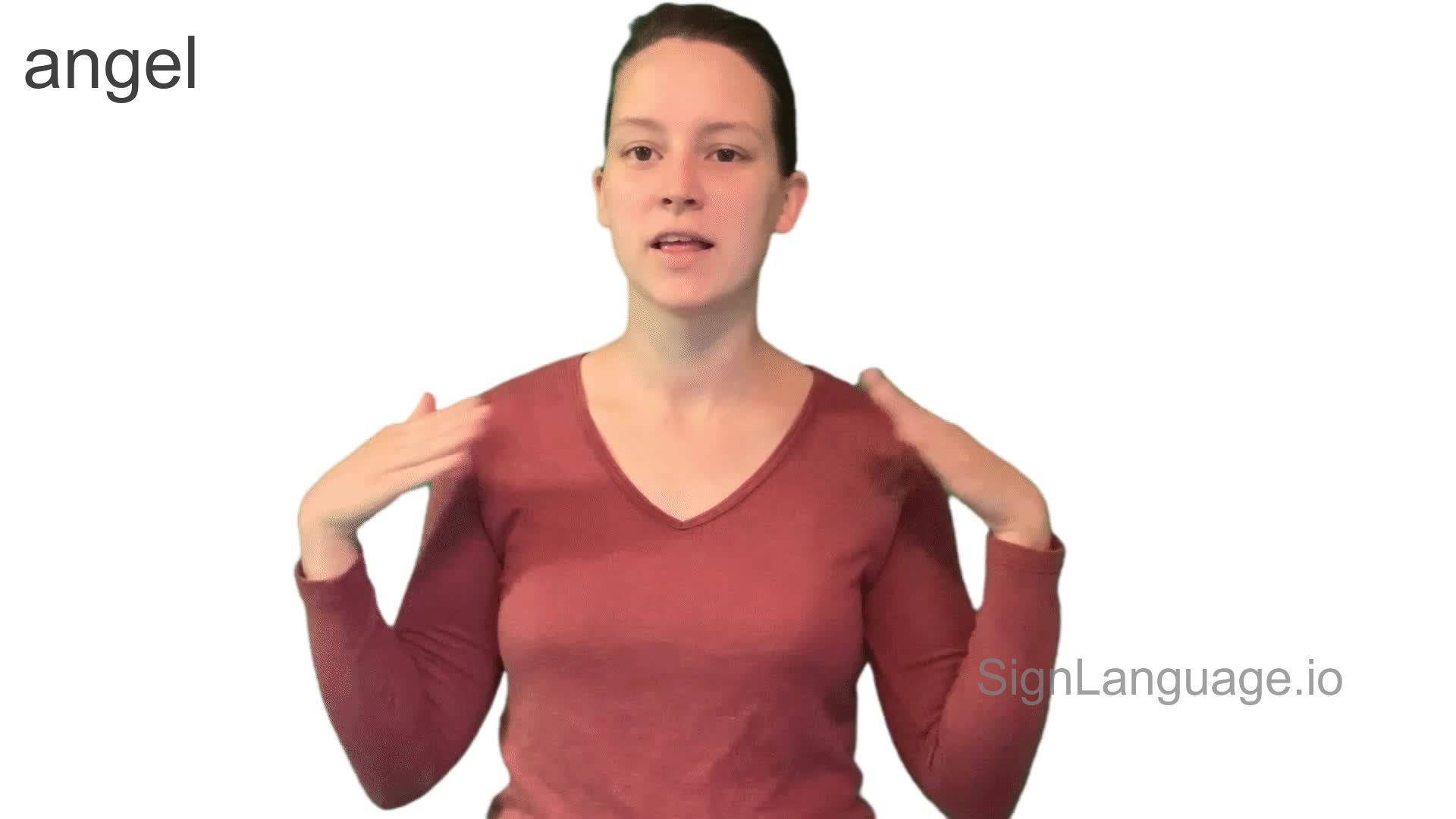 angel in ASL - Example # 4 - American Sign Language