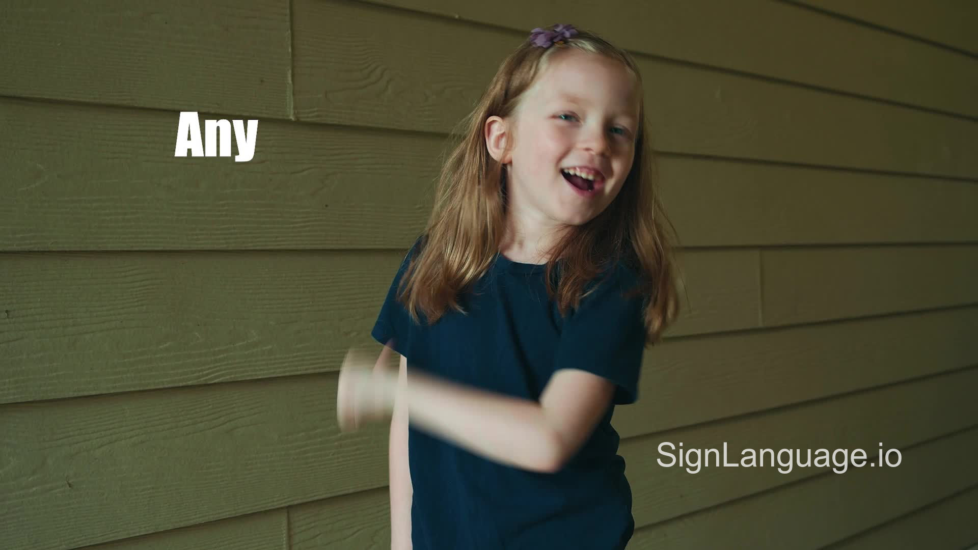 any in ASL - Example # 1 - American Sign Language