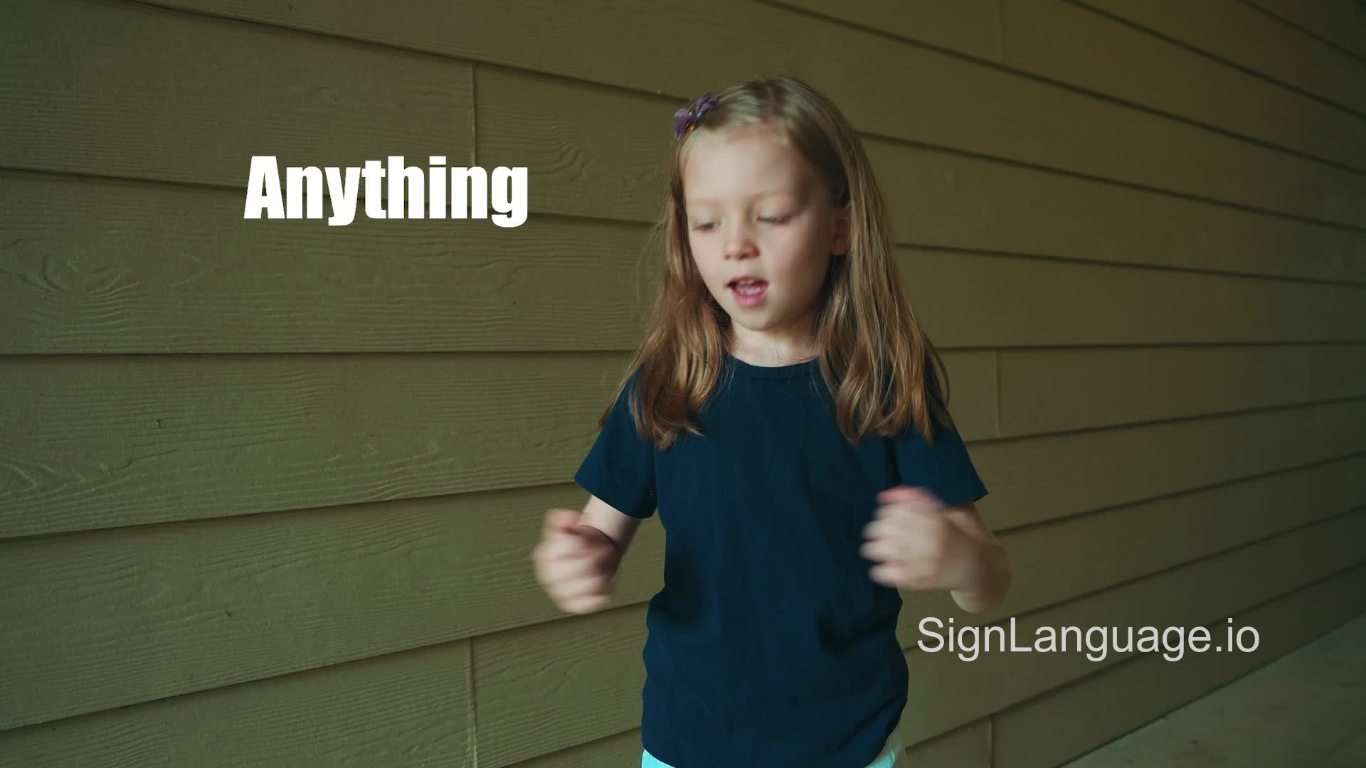 anything in ASL - Example # 2 - American Sign Language