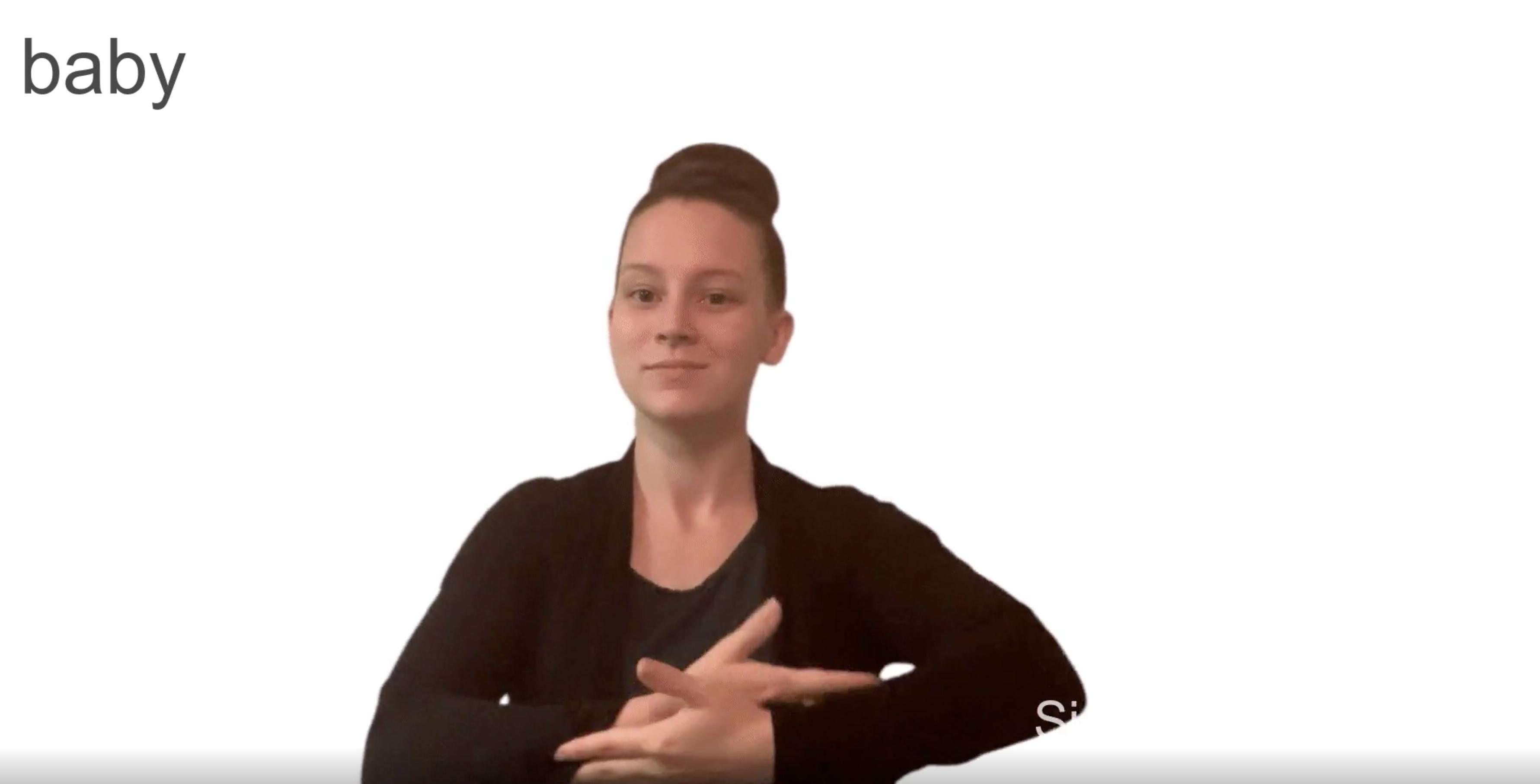 baby in ASL - Example # 3 - American Sign Language