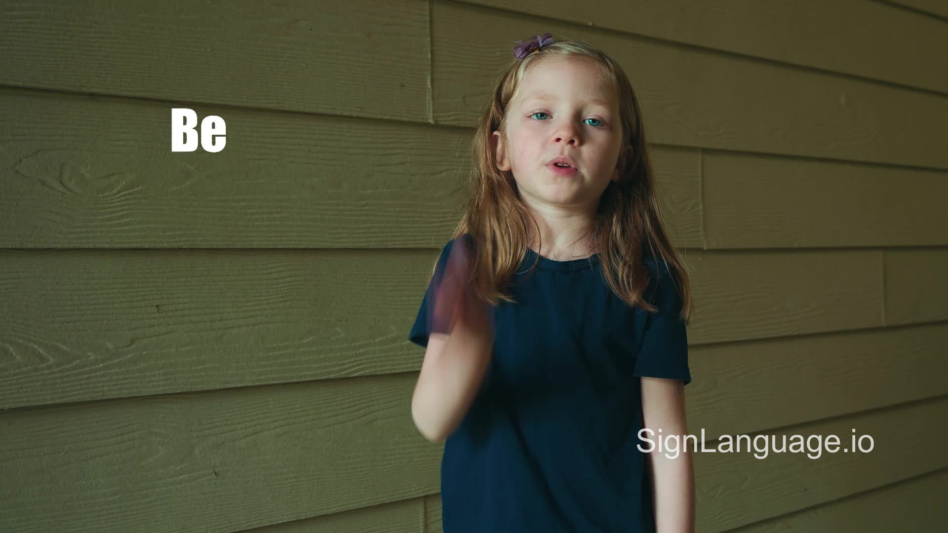 be in ASL - Example # 6 - American Sign Language