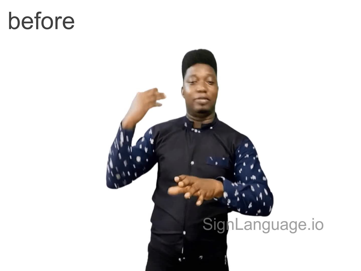 before in ASL - Example # 6 - American Sign Language