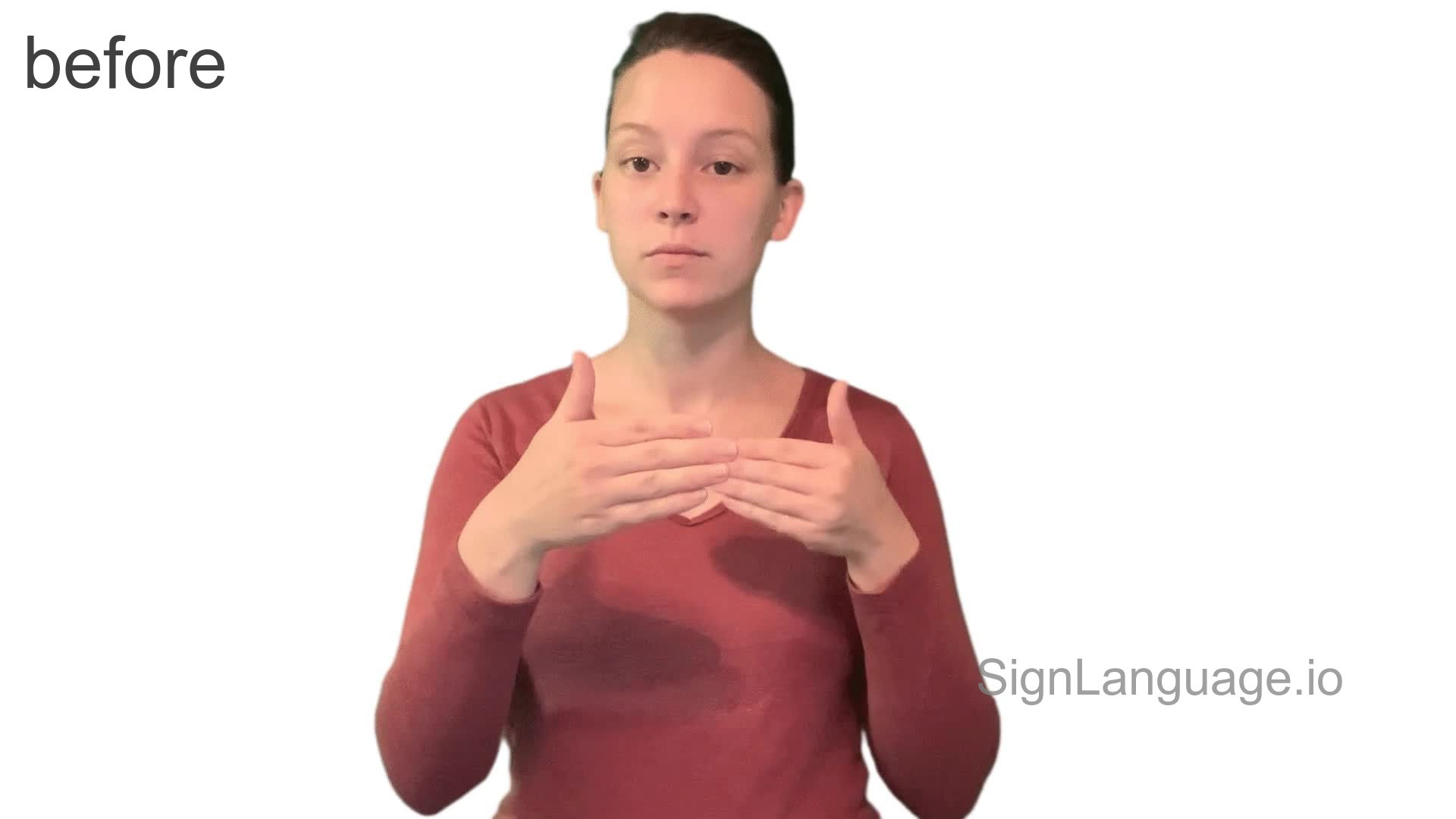 before in ASL - Example # 7 - American Sign Language