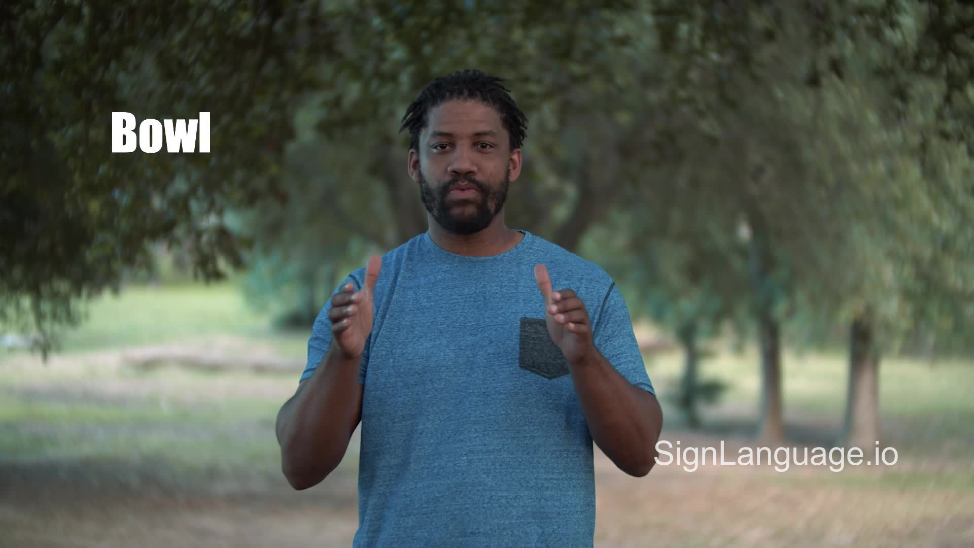 Bowl in ASL - American Sign Language - 1 Video Examples