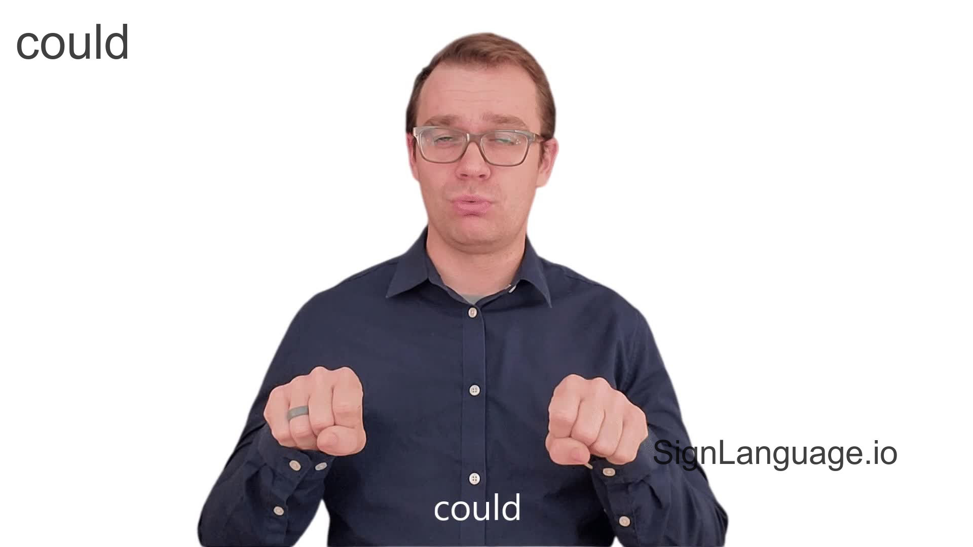 could in ASL - Example # 1 - American Sign Language