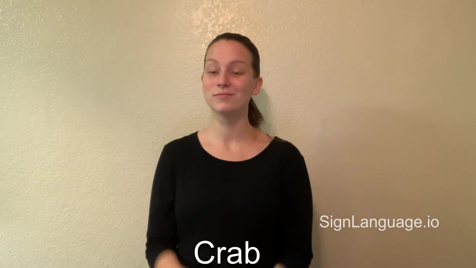 crab in ASL - Example # 1 - American Sign Language