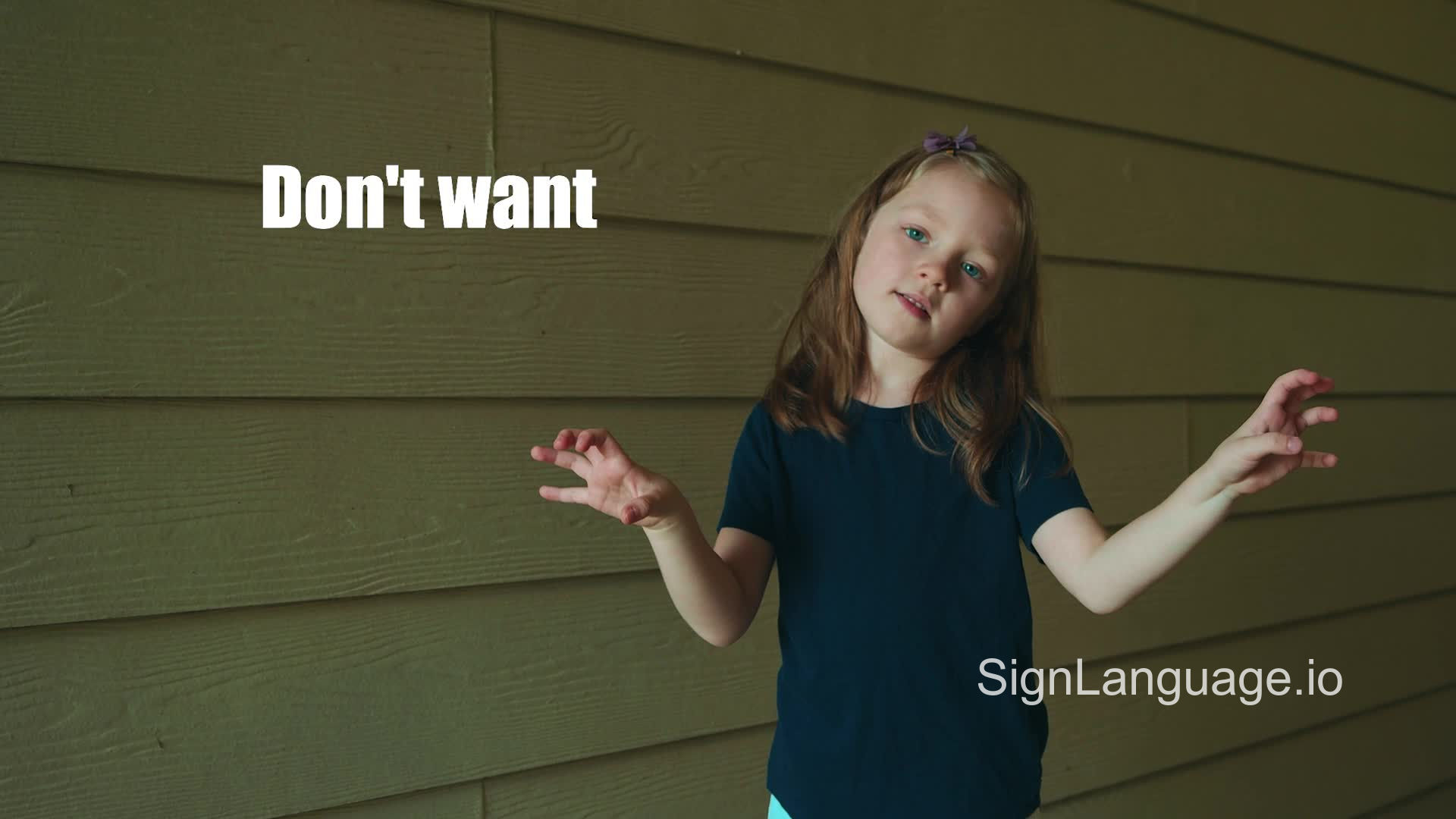 don in ASL - Example # 1 - American Sign Language