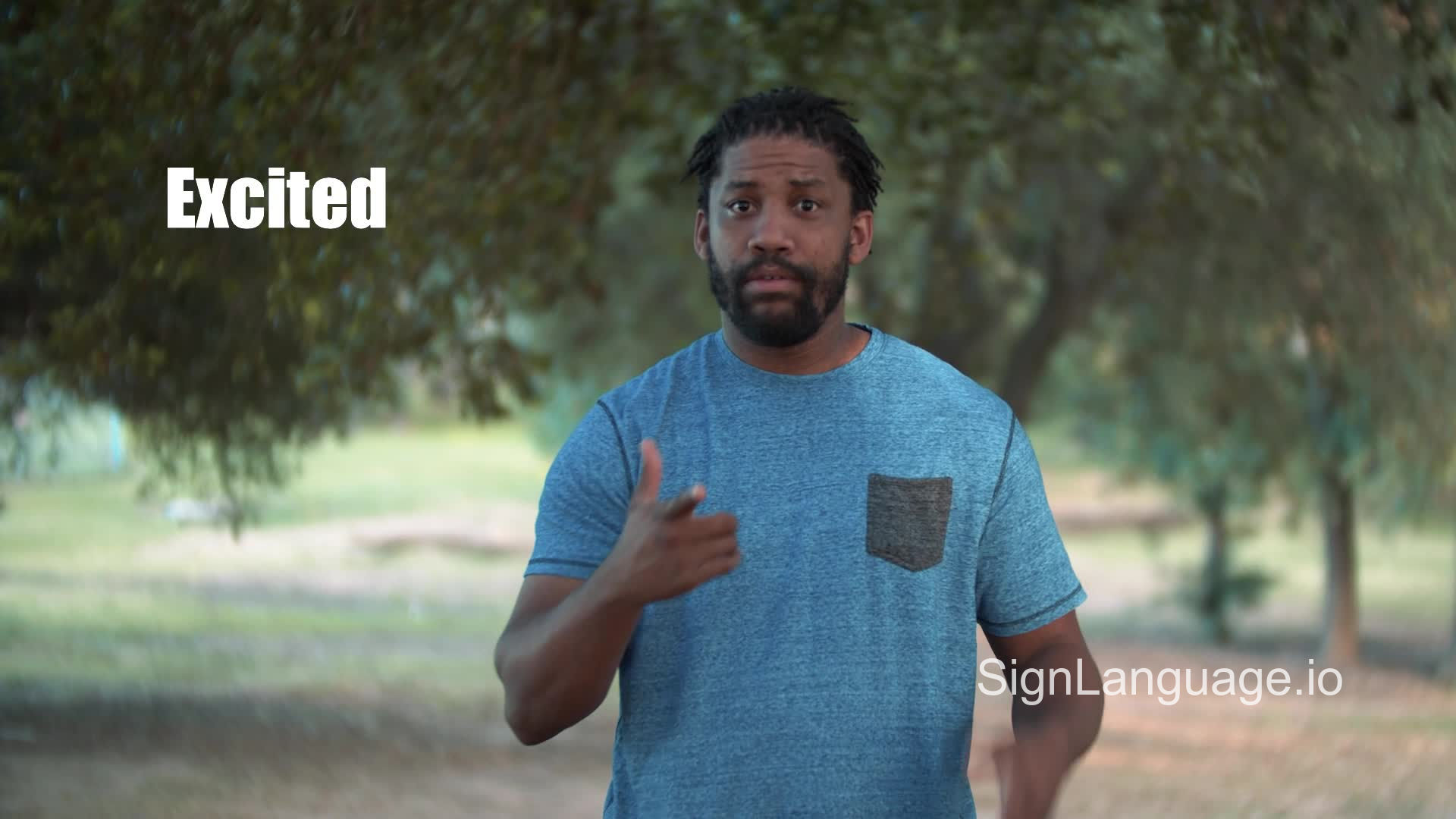excited in ASL - Example # 5 - American Sign Language