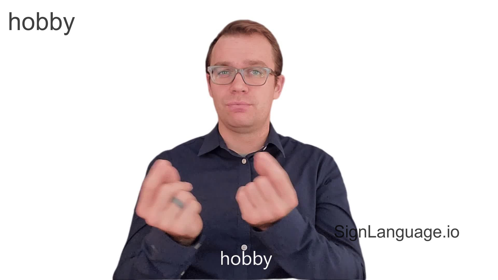 hobby in ASL - Example # 4 - American Sign Language