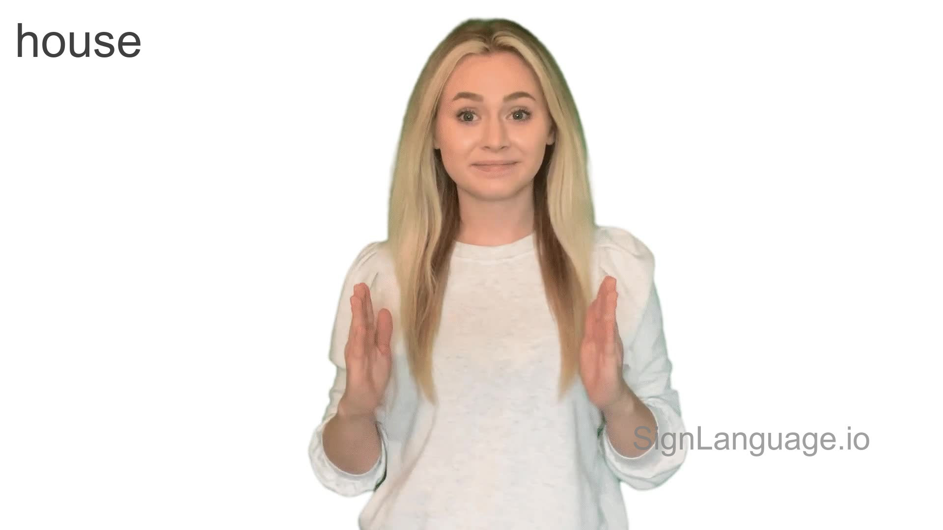 house in ASL - Example # 7 - American Sign Language