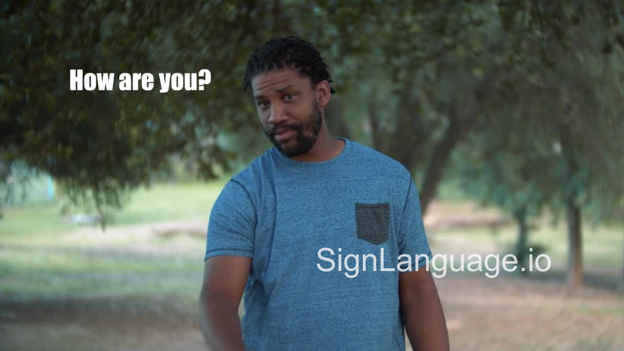 how are you in ASL - Example # 3 - American Sign Language