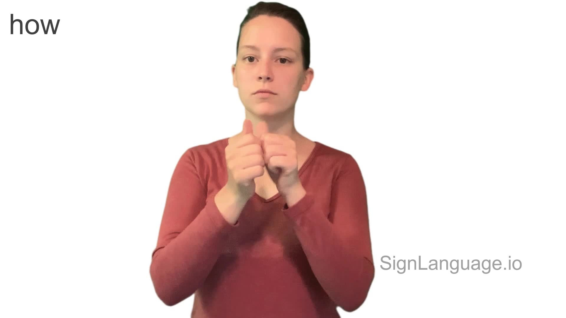 how in ASL - Example # 6 - American Sign Language