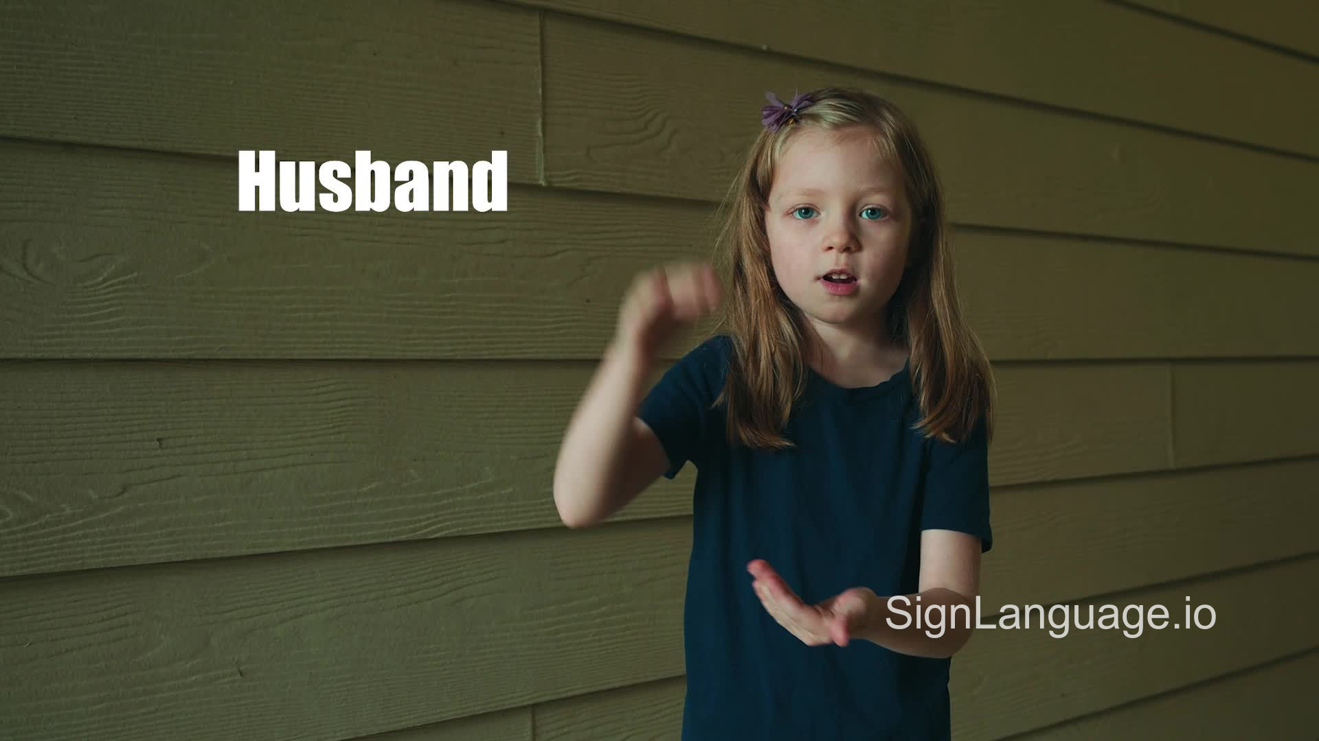 husband in ASL - Example # 4 - American Sign Language