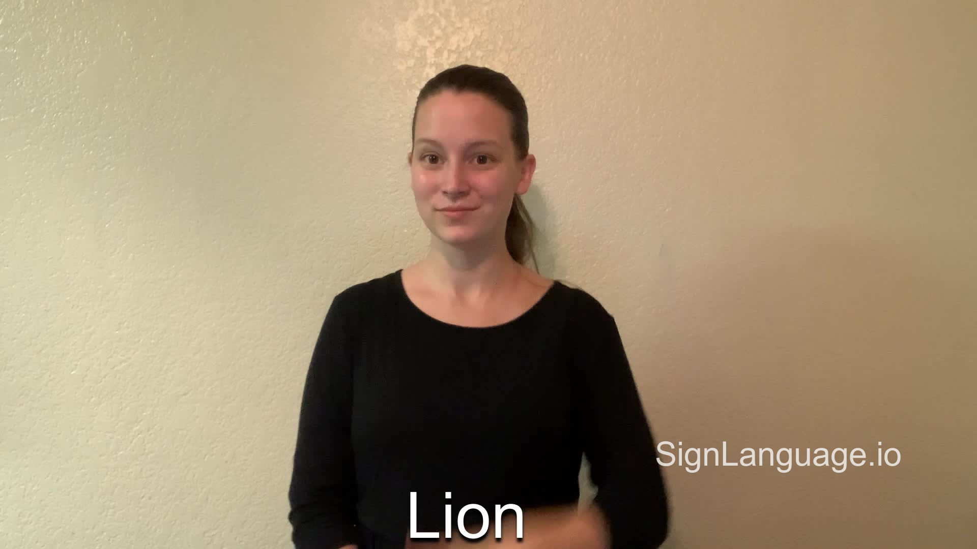 lion in ASL - Example # 3 - American Sign Language