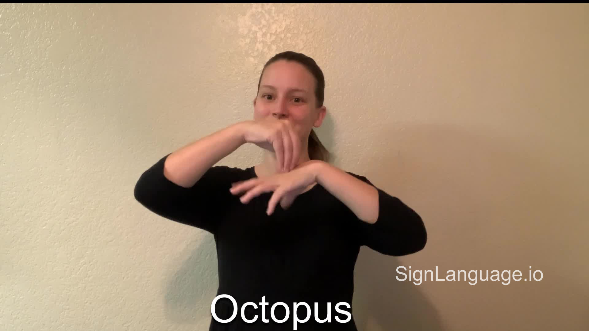 octopus in ASL - Example # 1 - American Sign Language