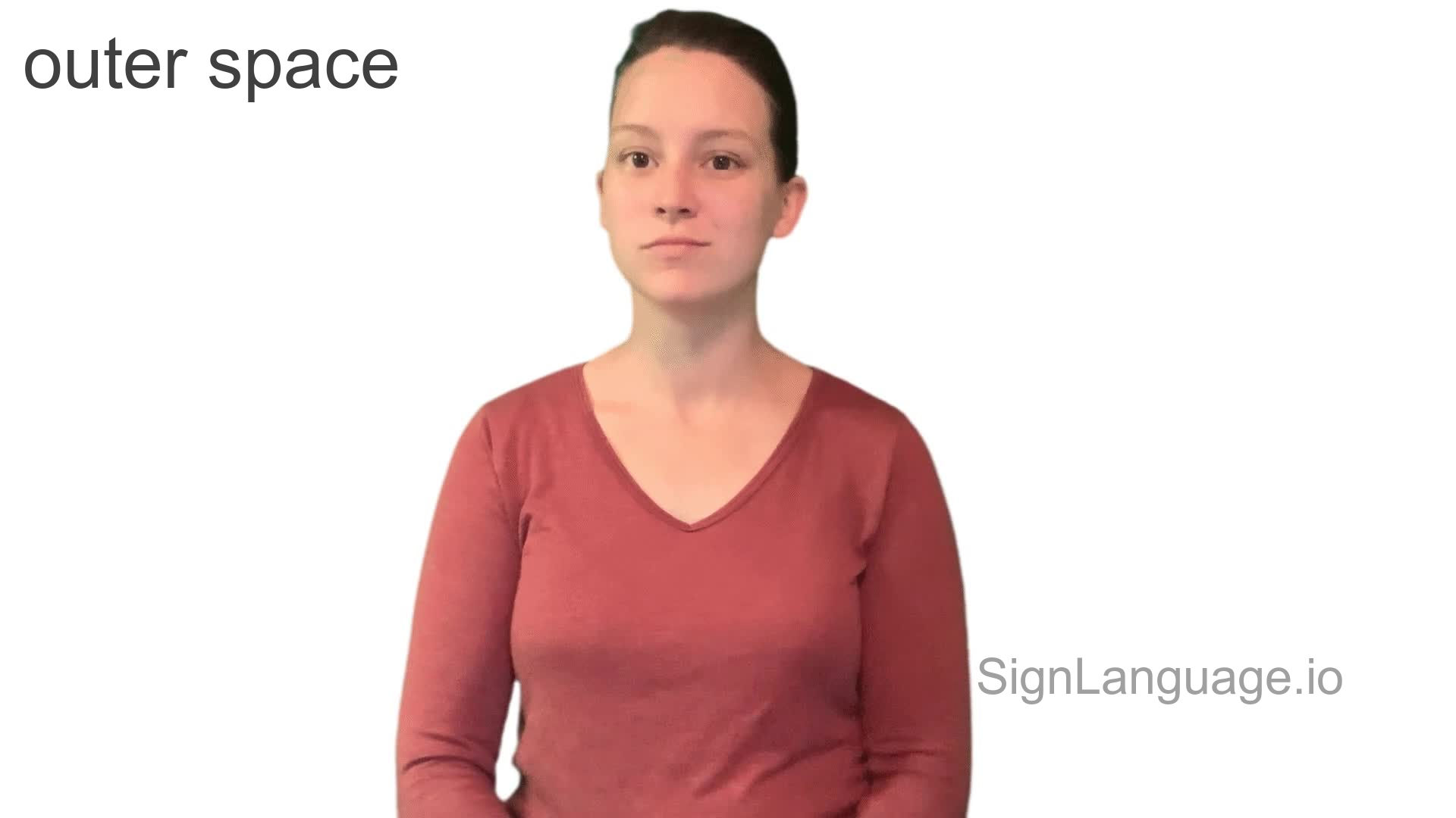 outer space in ASL - Example # 1 - American Sign Language