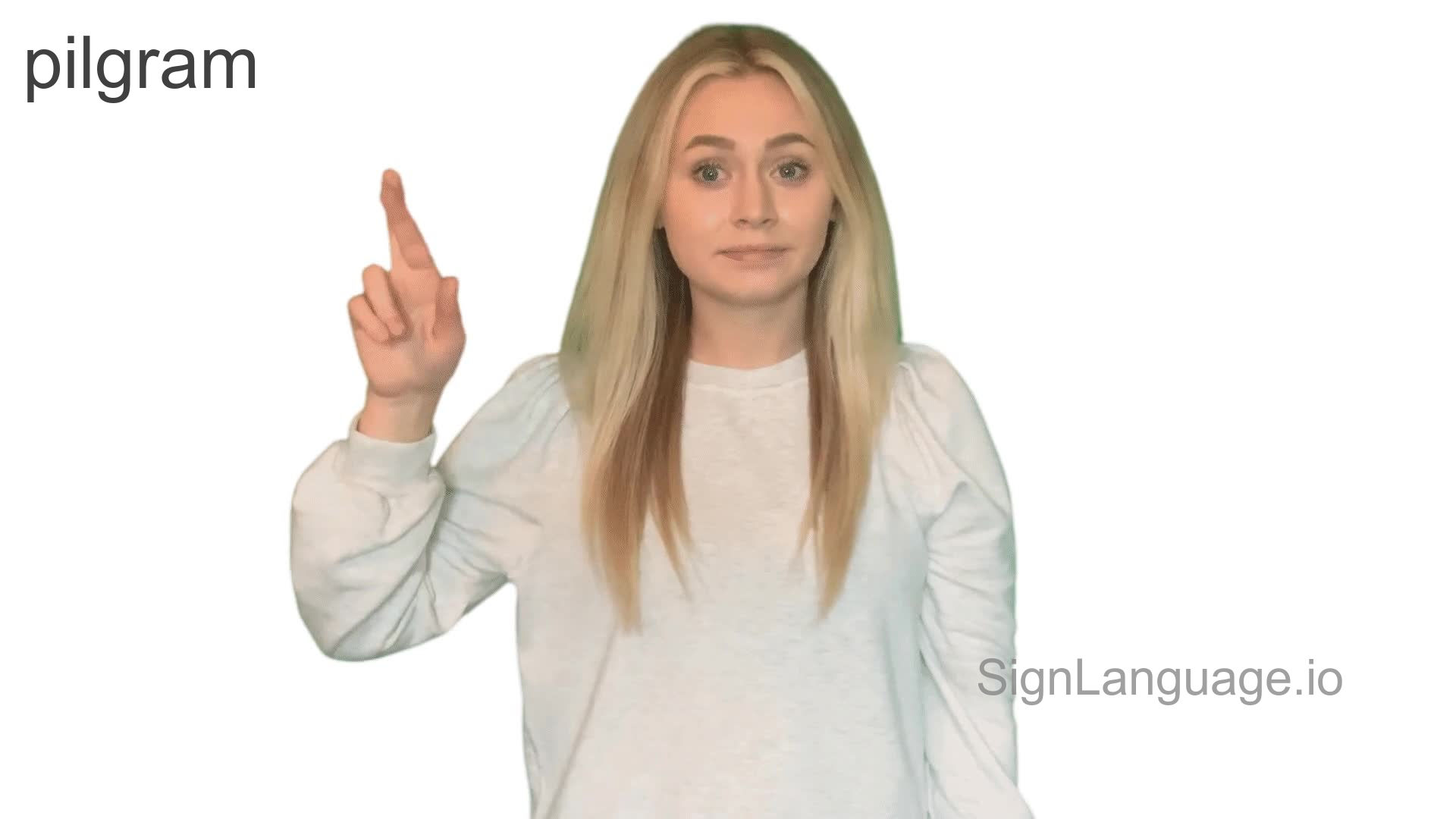 pilgram in ASL - Example # 1 - American Sign Language