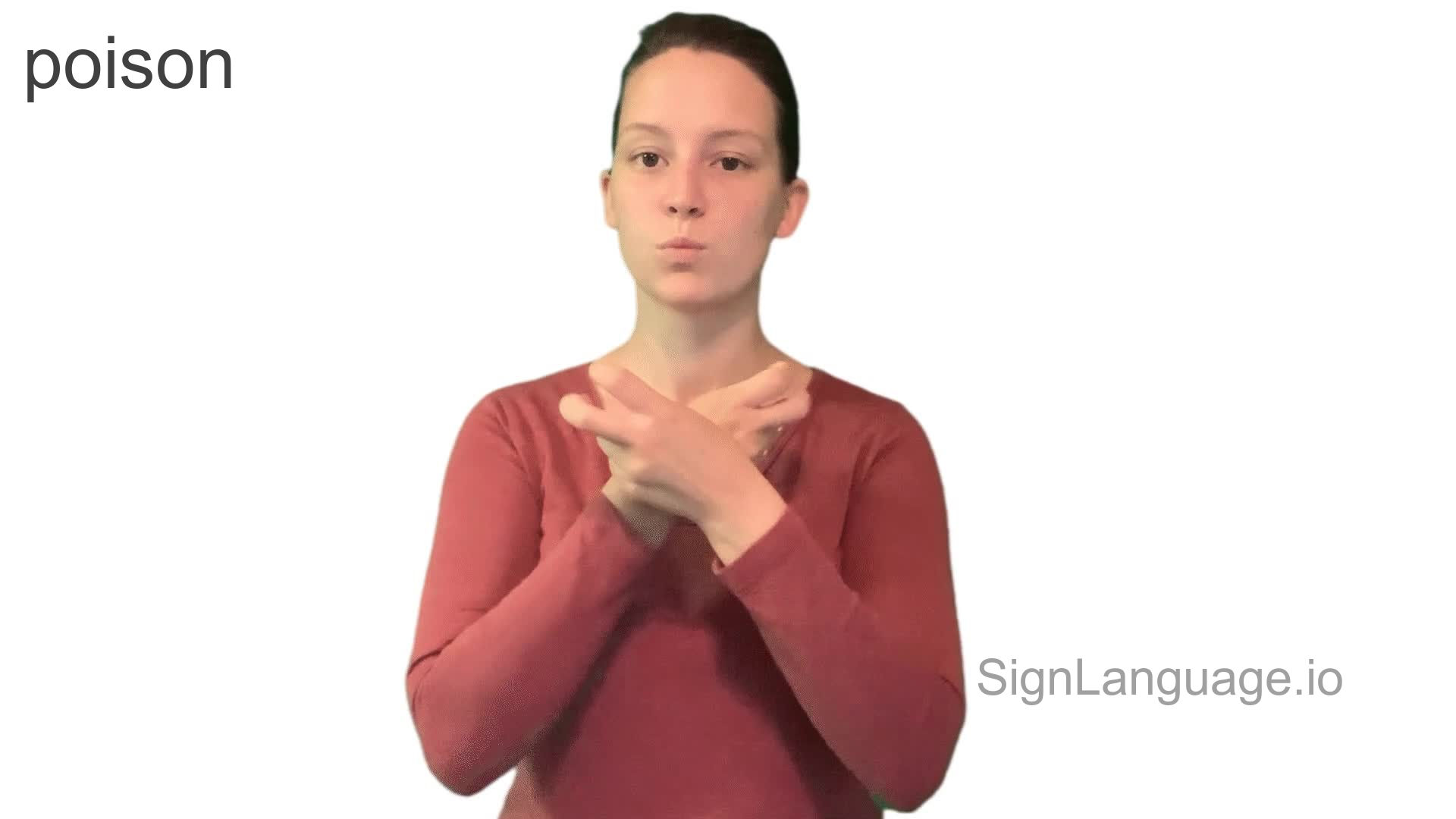 poison in ASL - Example # 4 - American Sign Language