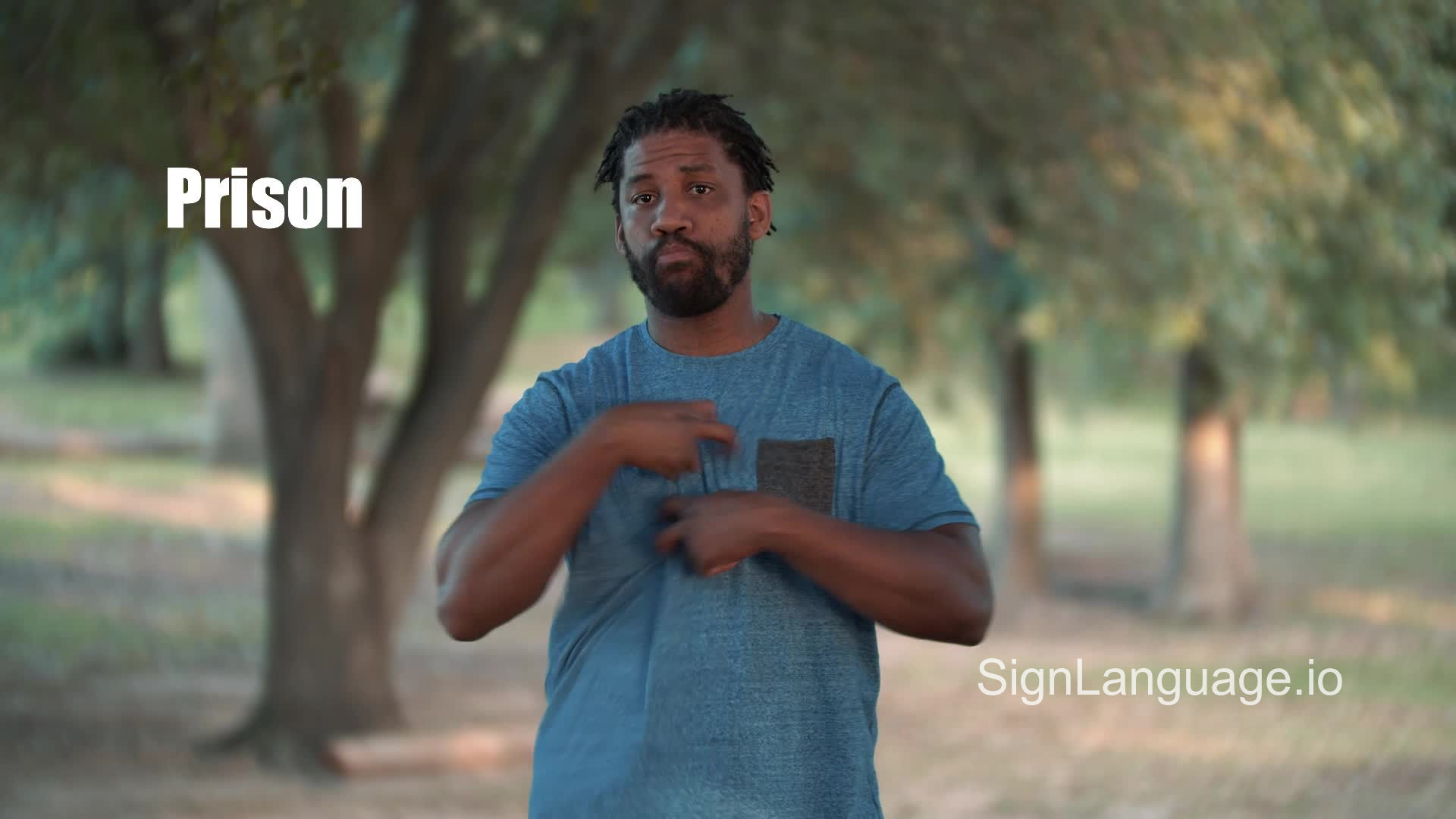 prison in ASL - Example # 1 - American Sign Language