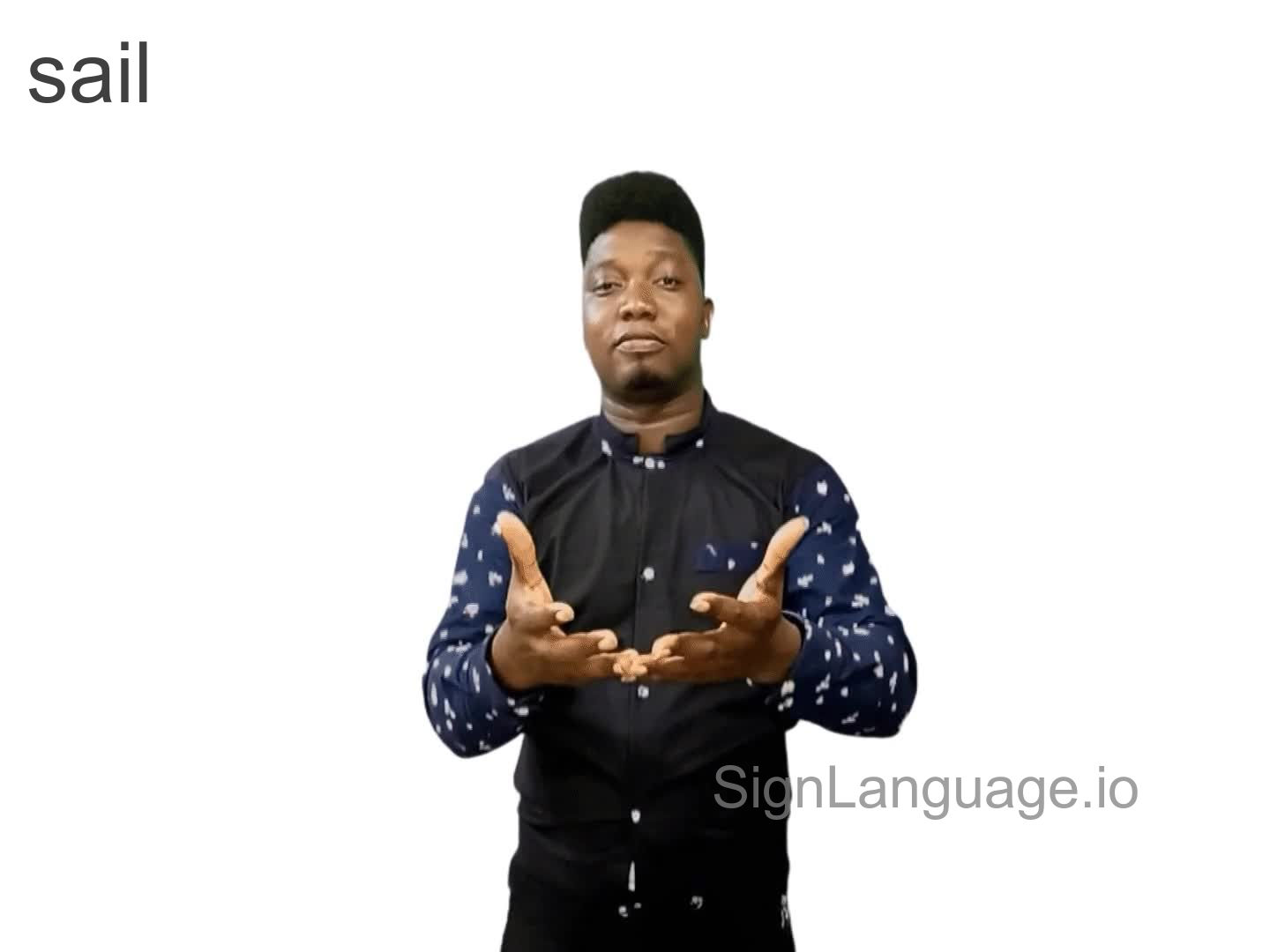 sail in ASL - Example # 3 - American Sign Language