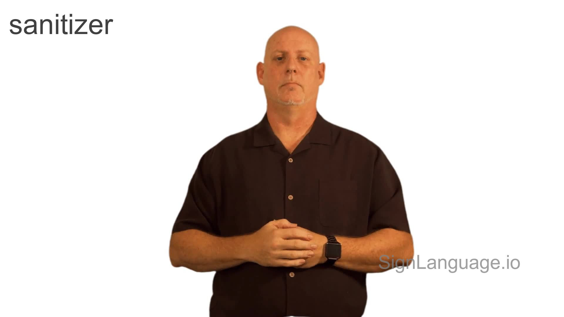 sanitizer in ASL - Example # 2 - American Sign Language
