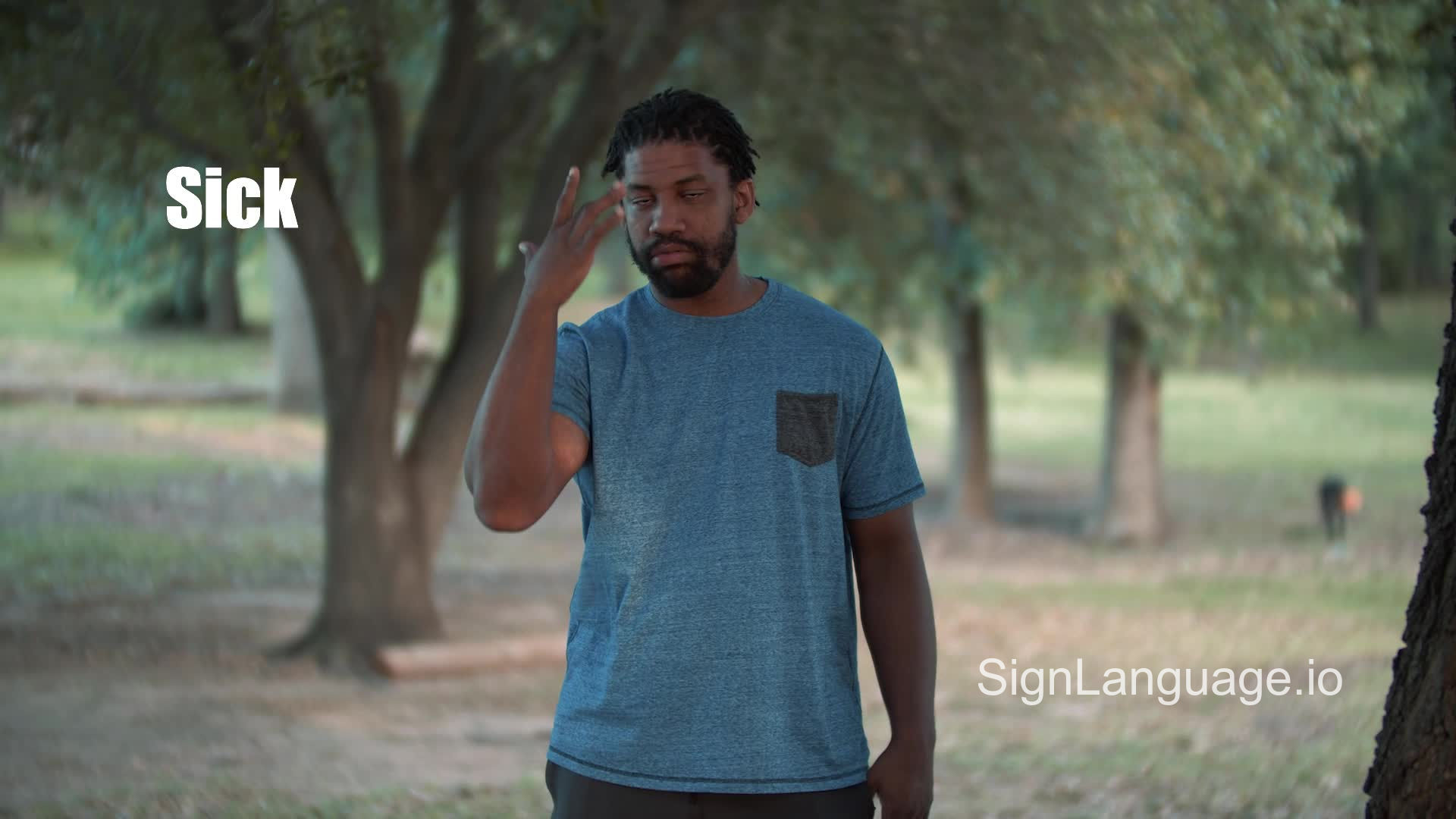sick in ASL - Example # 5 - American Sign Language
