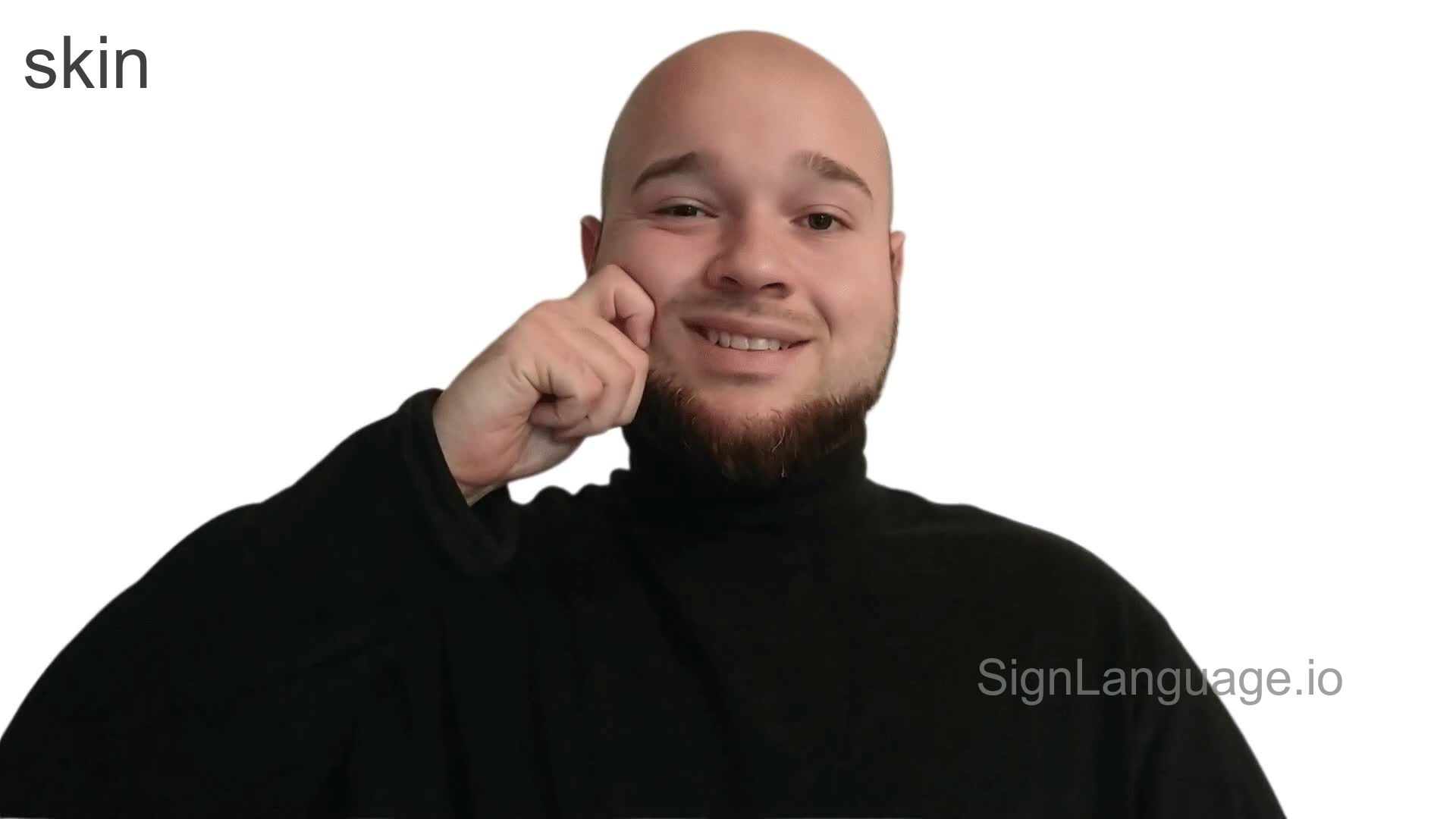 skin in ASL - Example # 4 - American Sign Language