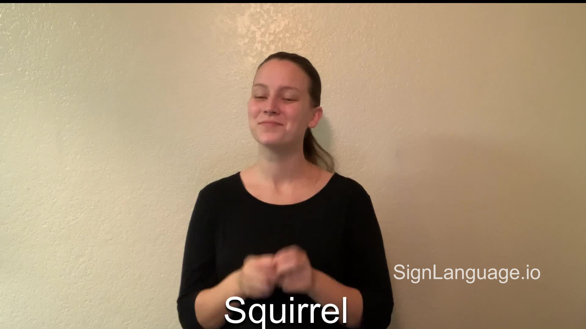 squirrel in ASL - Example # 1 - American Sign Language