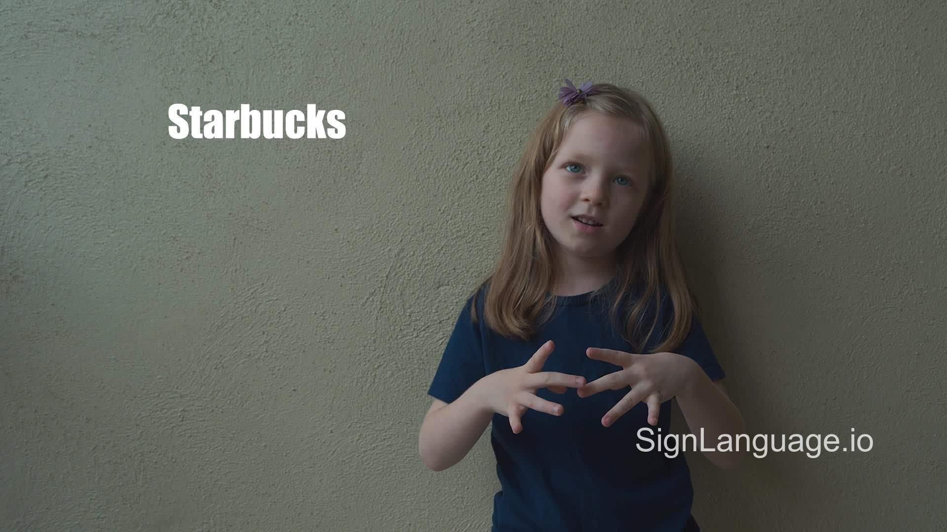 starbucks in ASL - Example # 1 - American Sign Language