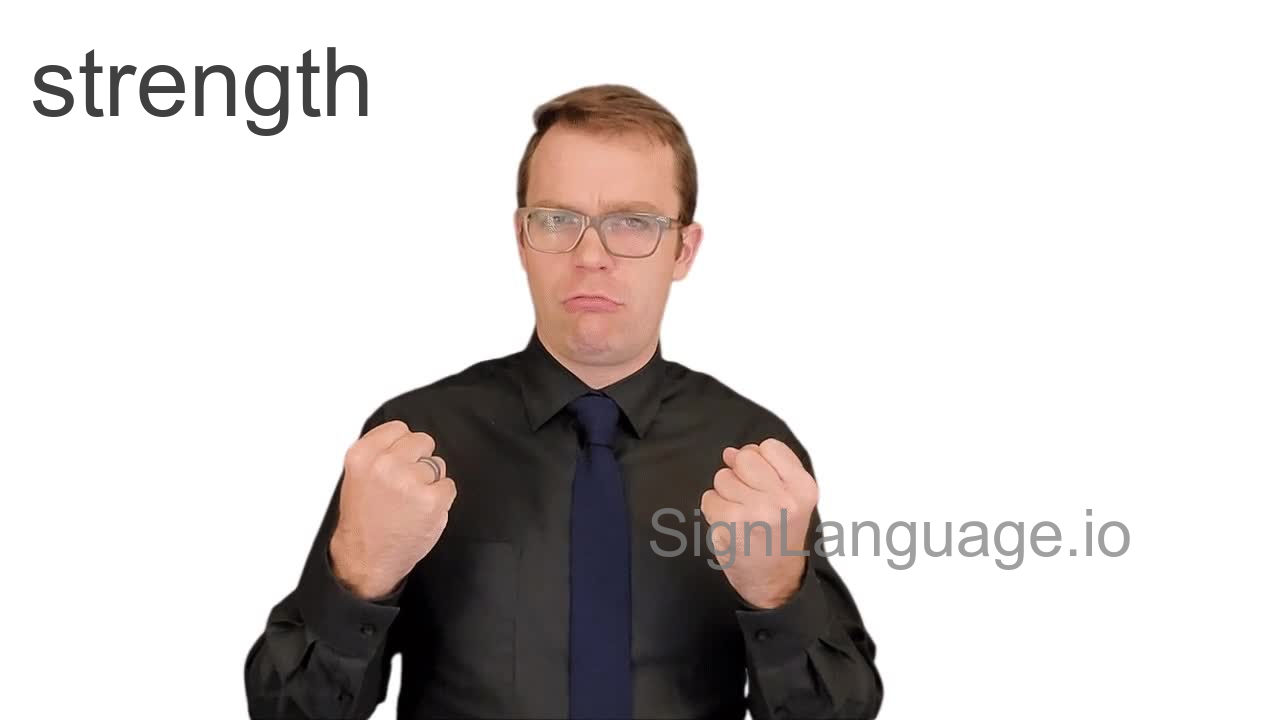 strength in ASL - Example # 3 - American Sign Language