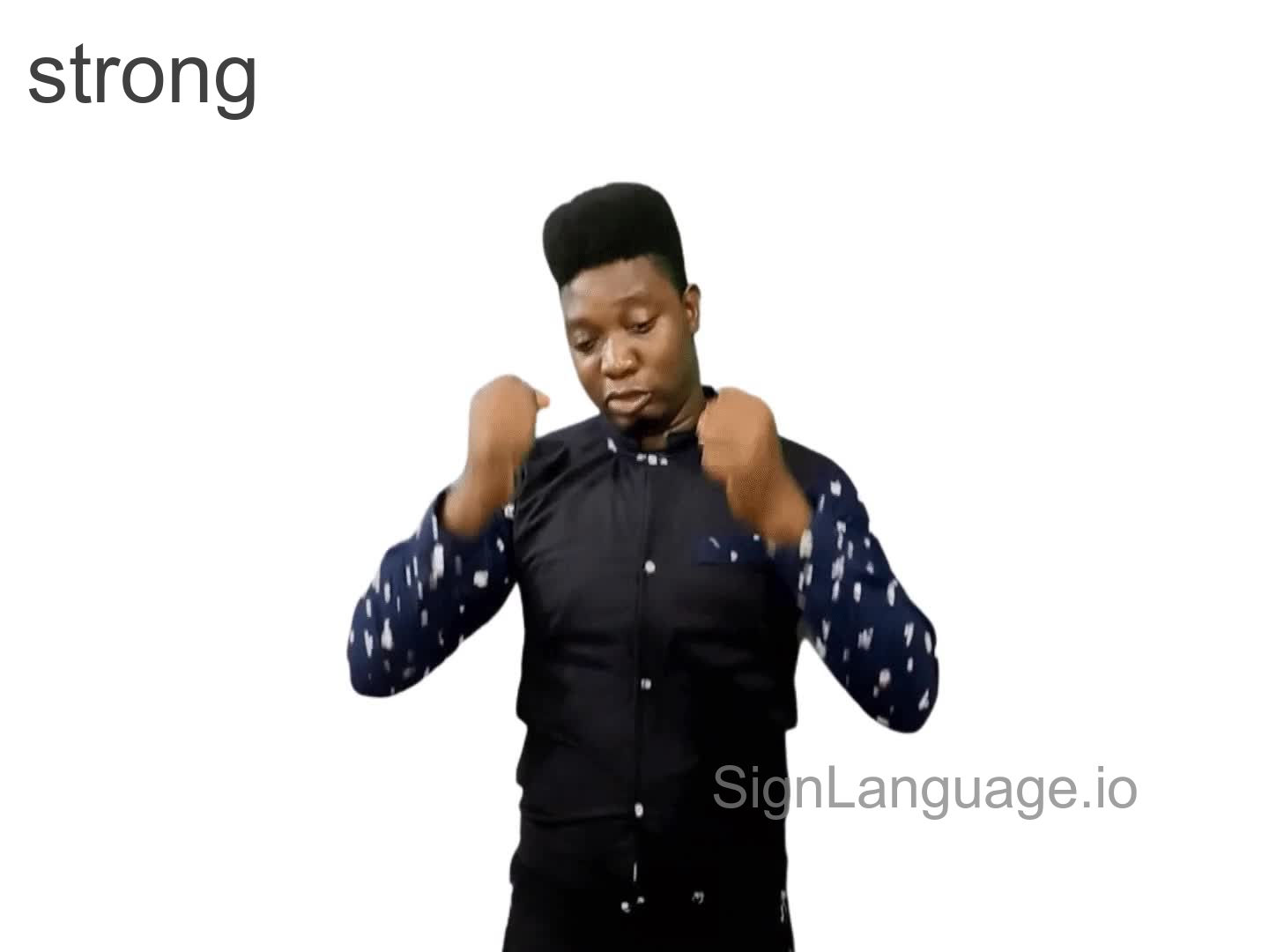 strong in ASL - Example # 6 - American Sign Language