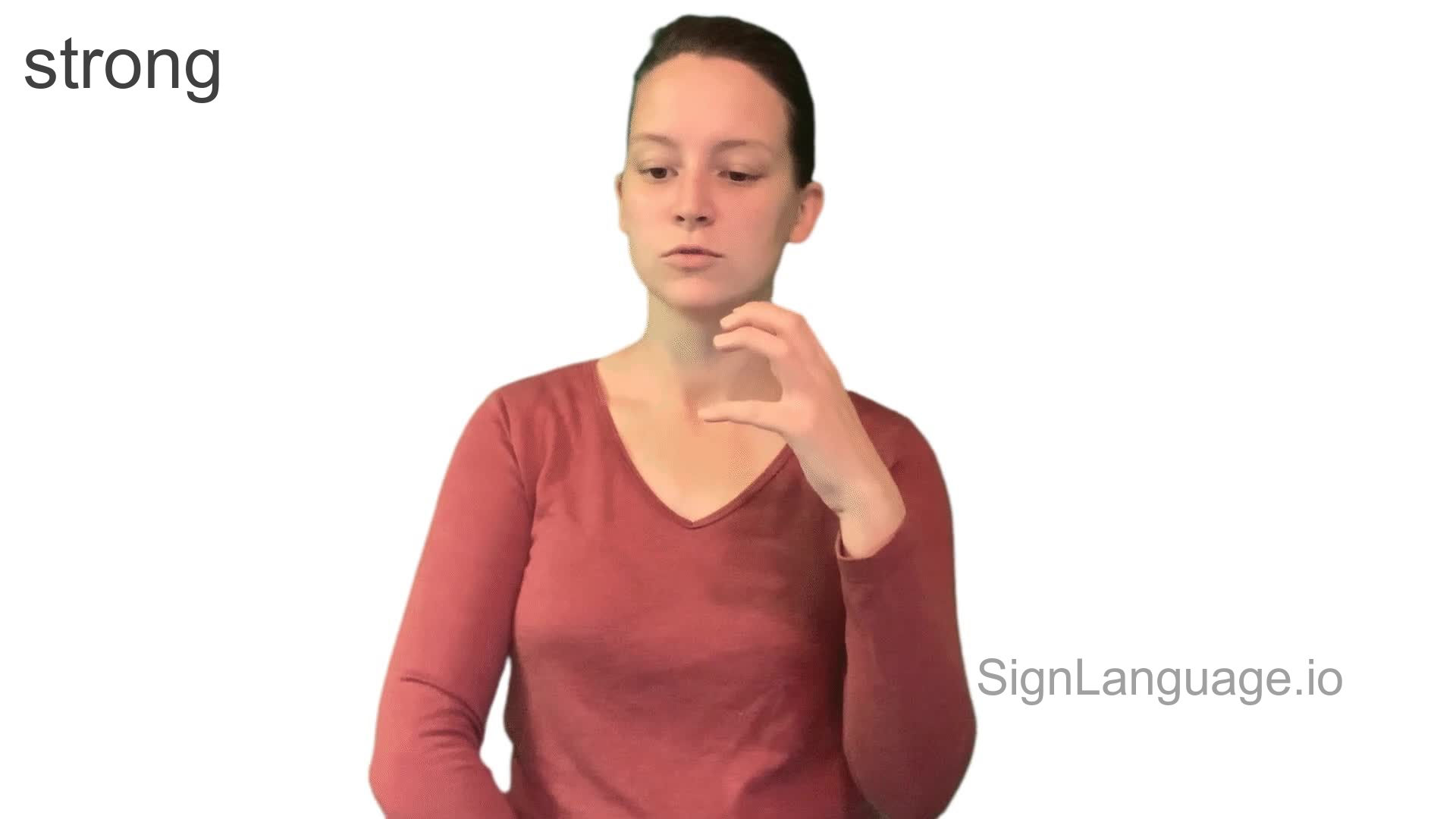 strong in ASL - Example # 7 - American Sign Language