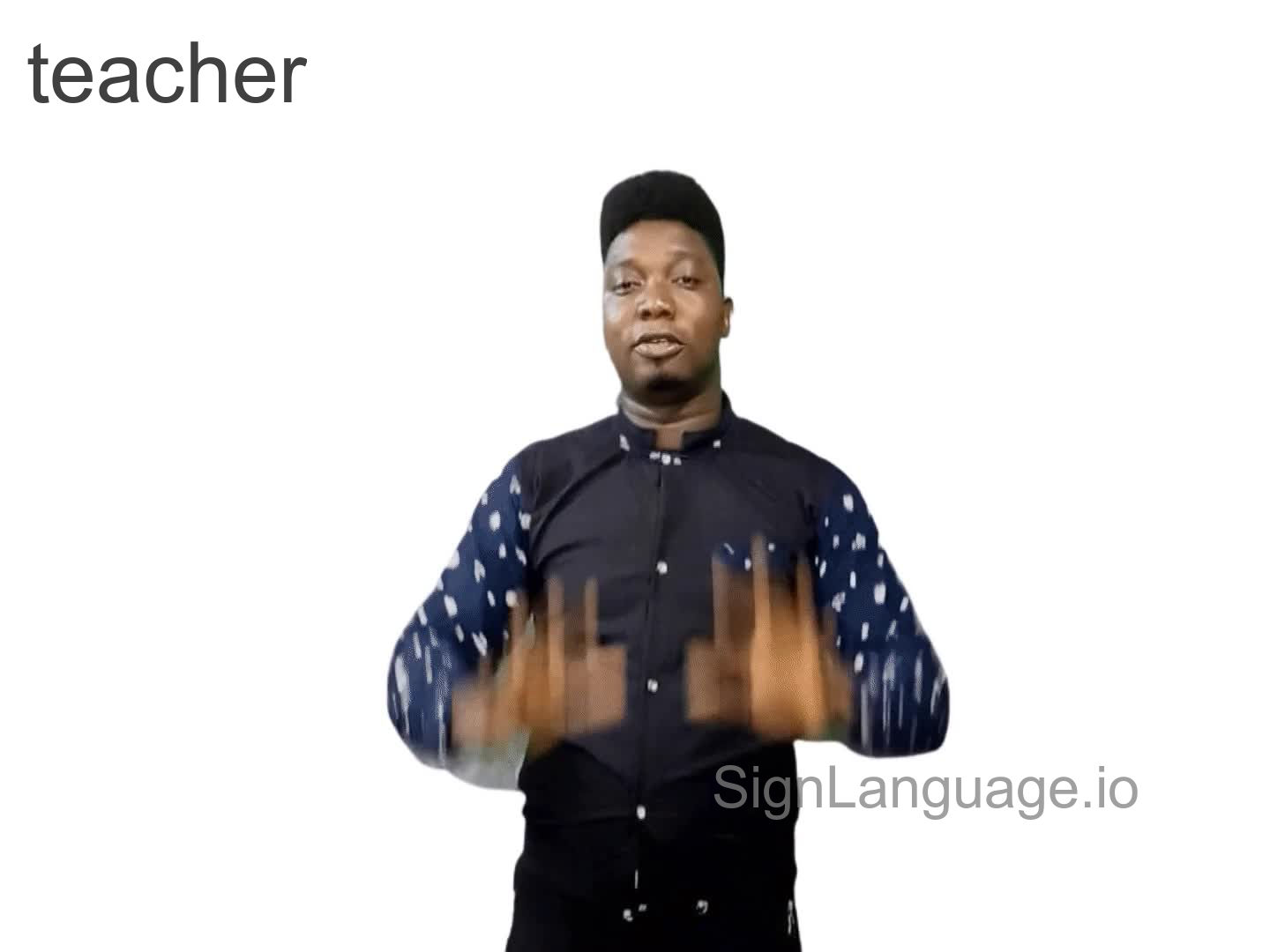teacher in ASL - Example # 3 - American Sign Language