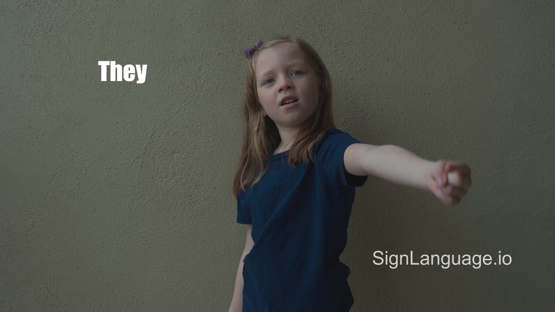 they in ASL - Example # 1 - American Sign Language