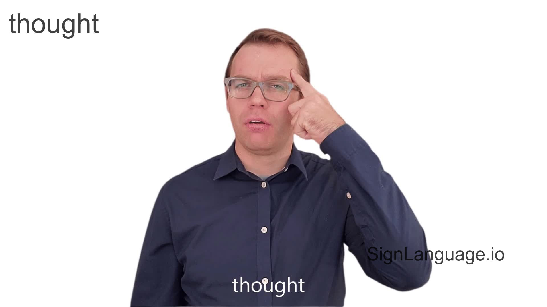 thought in ASL - Example # 5 - American Sign Language