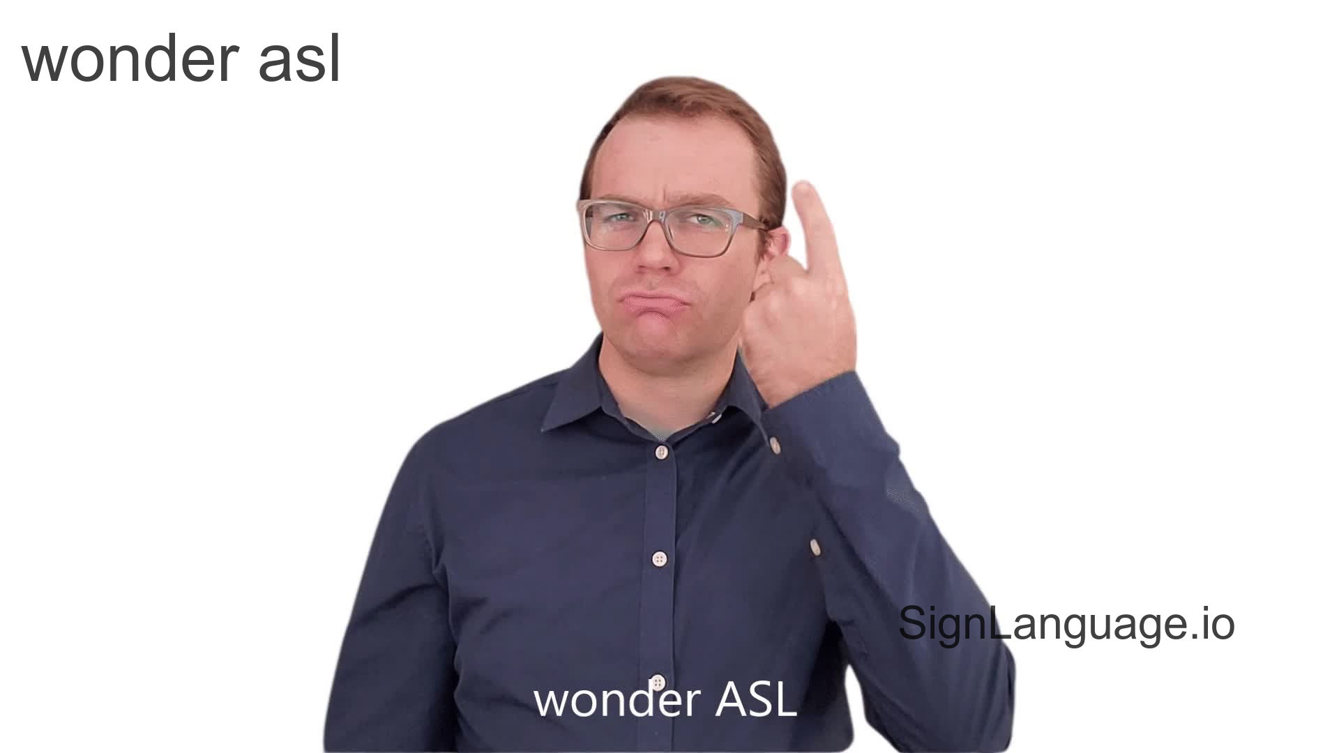 wonder asl in ASL - Example # 1 - American Sign Language