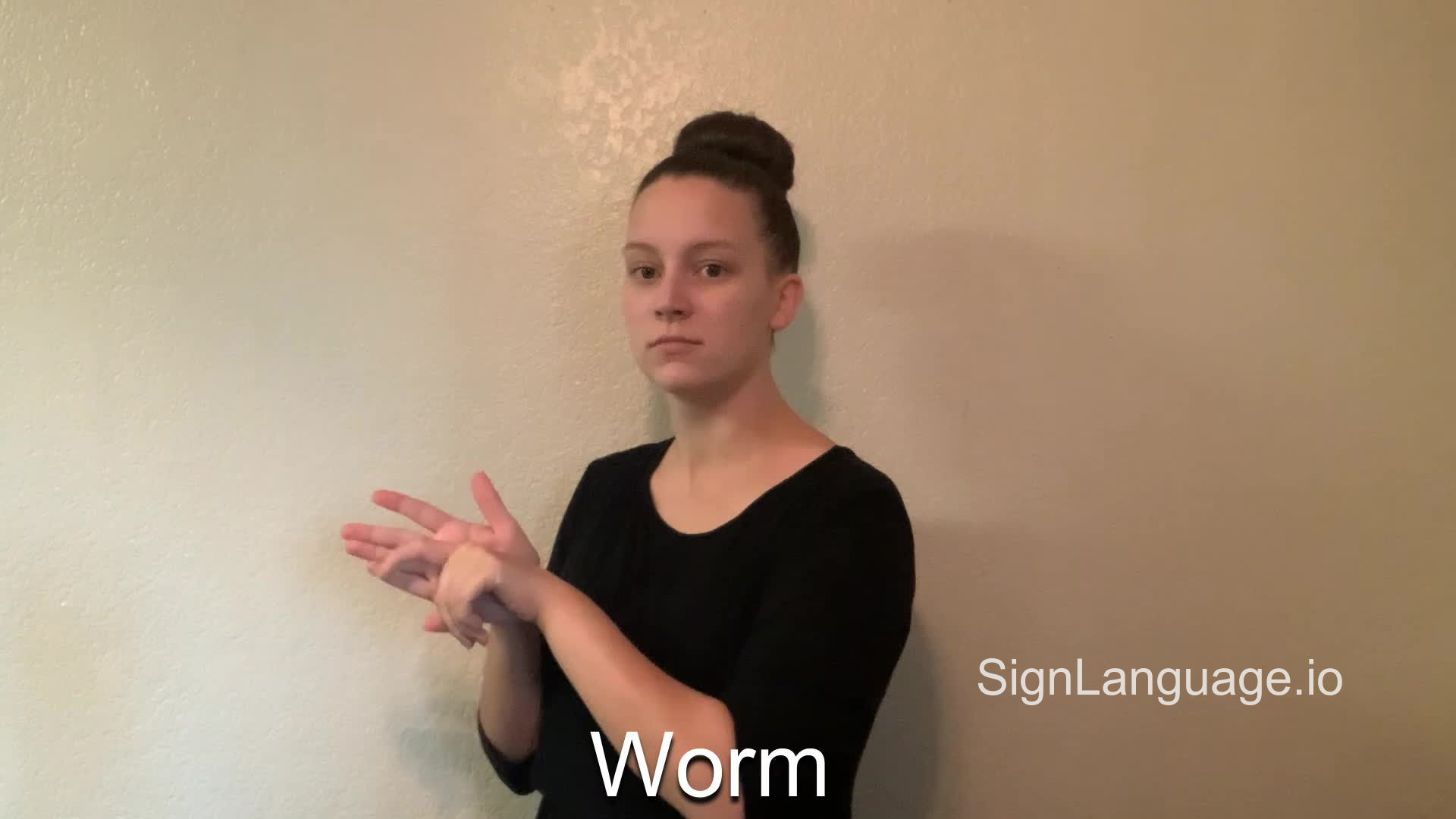worm in ASL - Example # 2 - American Sign Language