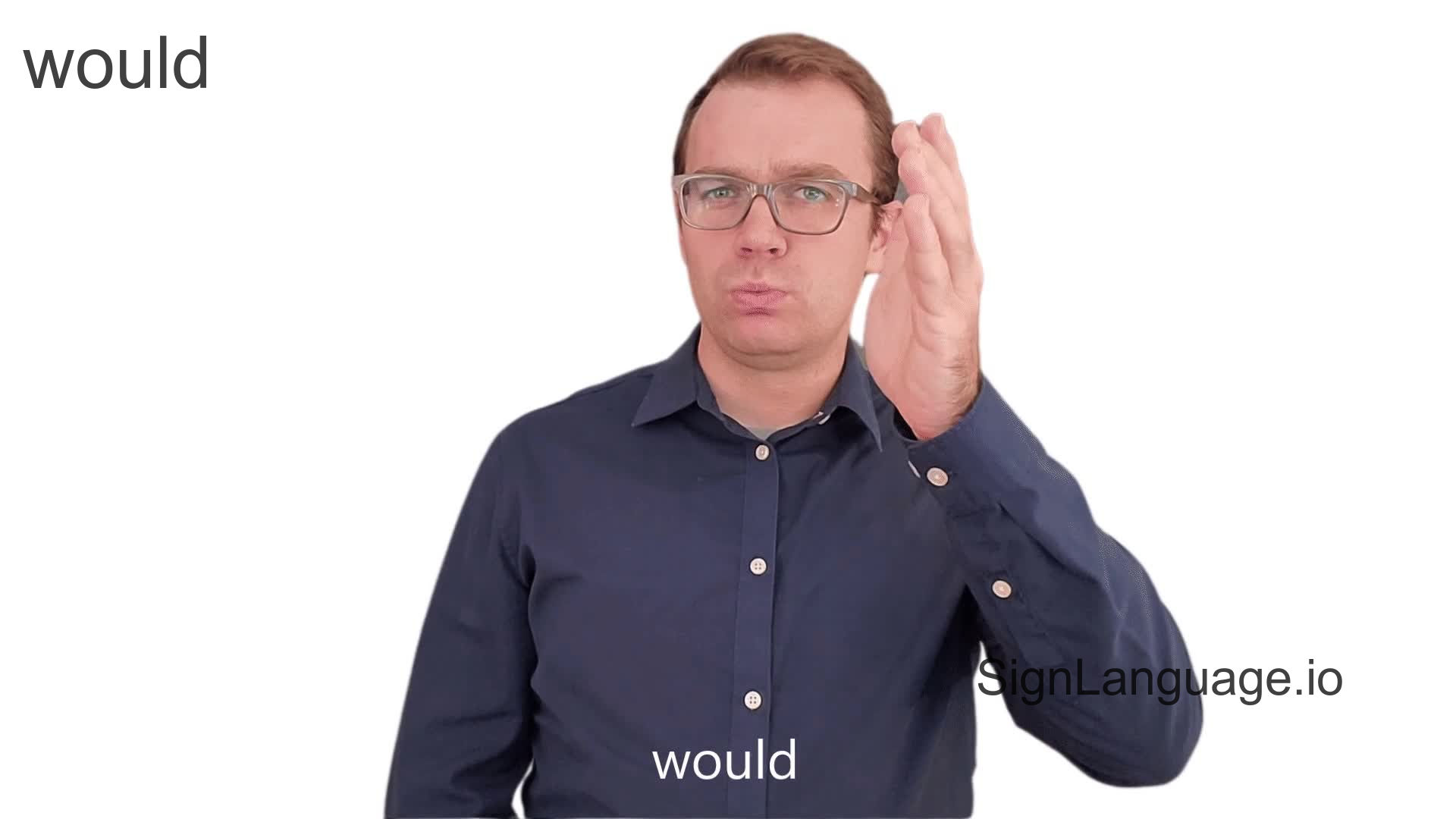 would in ASL - Example # 2 - American Sign Language